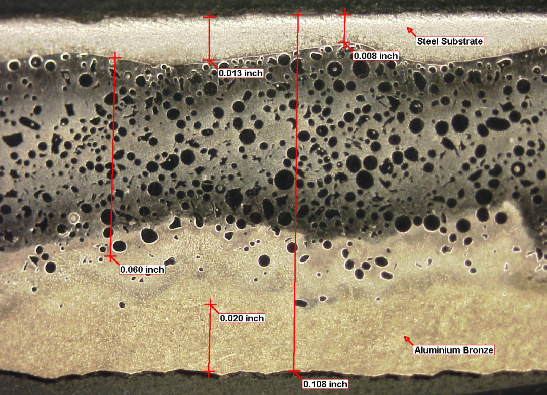 Coating Thickness Material Cross-Section Microscopic Image - Ethos ...