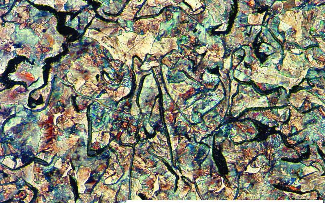 Etched Cast Iron Microstructure Image - Ethos Engineering and Testing