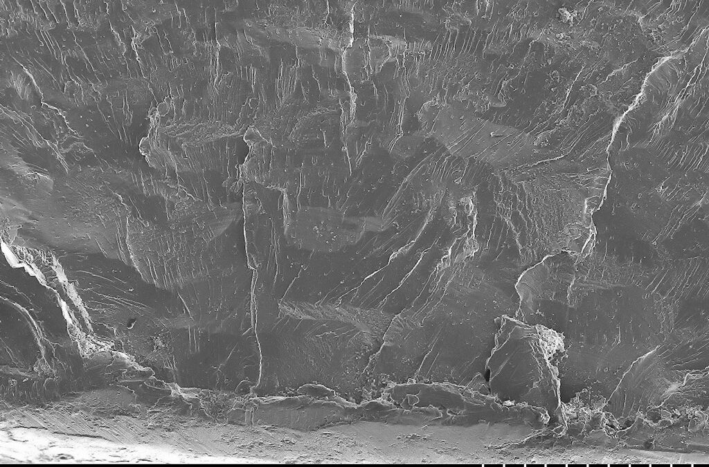 Aluminum Fatigue SEM Image - Ethos Engineering and Testing