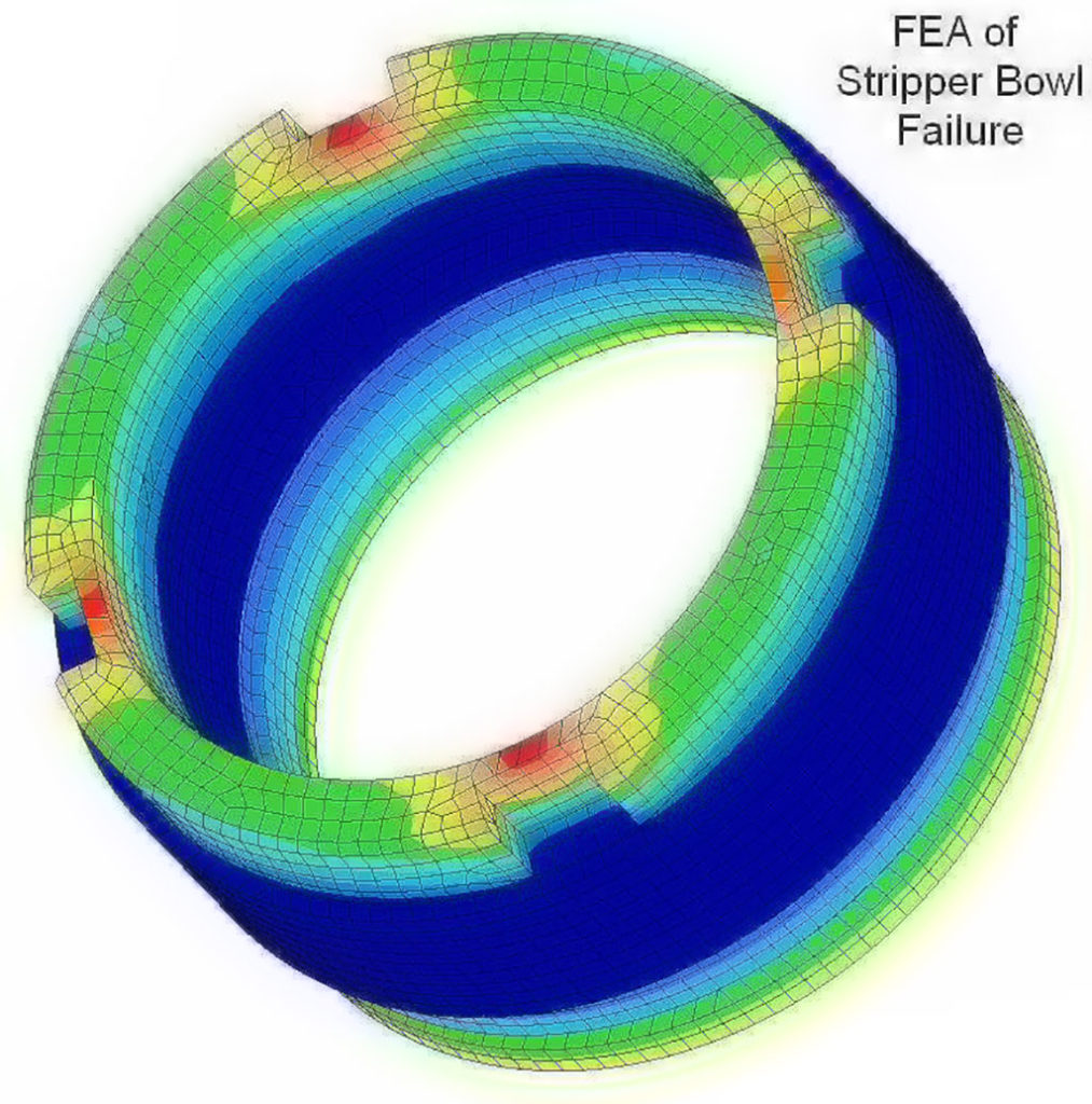 FEA Stripper Ring - Ethos Engineering and Testing