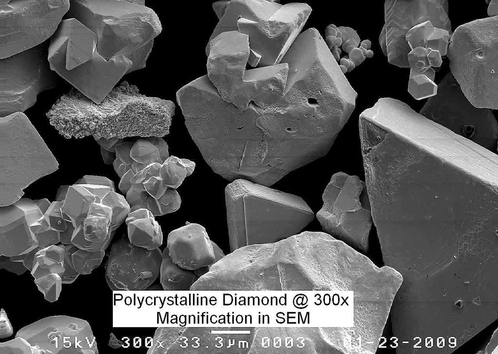 SEM Image Polycrystalline Diamond Powder 500x - Ethos Engineering and ...